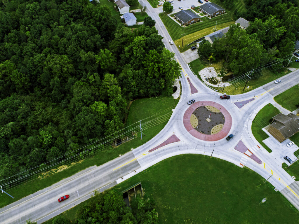 Roundabout at East Main Street & Shawnee Blvd. - Cochran Engineering